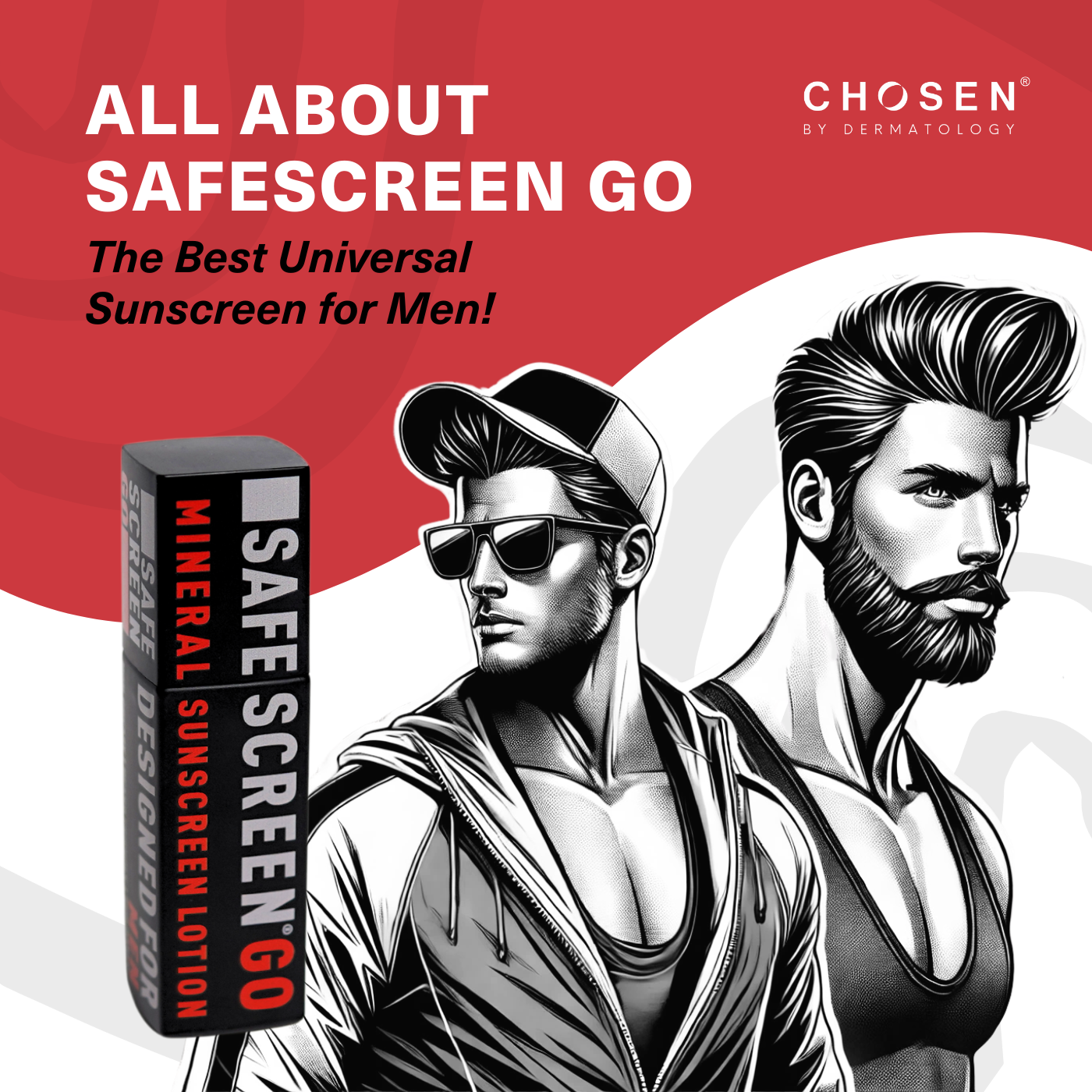Best Sunscreen for Men in India - Non-Greasy & No White Cast – CHOSEN Store