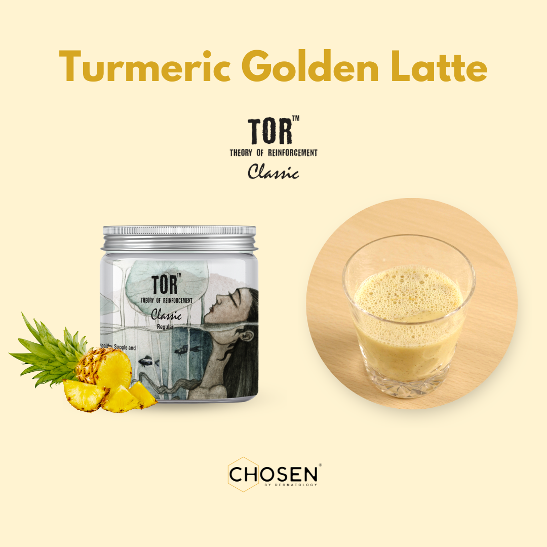 Turmeric Golden Latte with TOR™ Classic collagen supplement – CHOSEN Store
