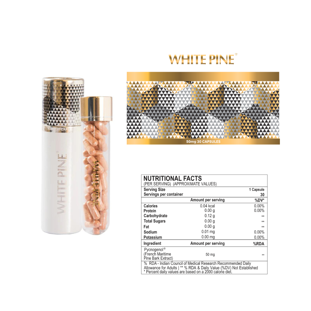 Buy White Pine Pycnogenol capsules for glowing skin – CHOSEN Store