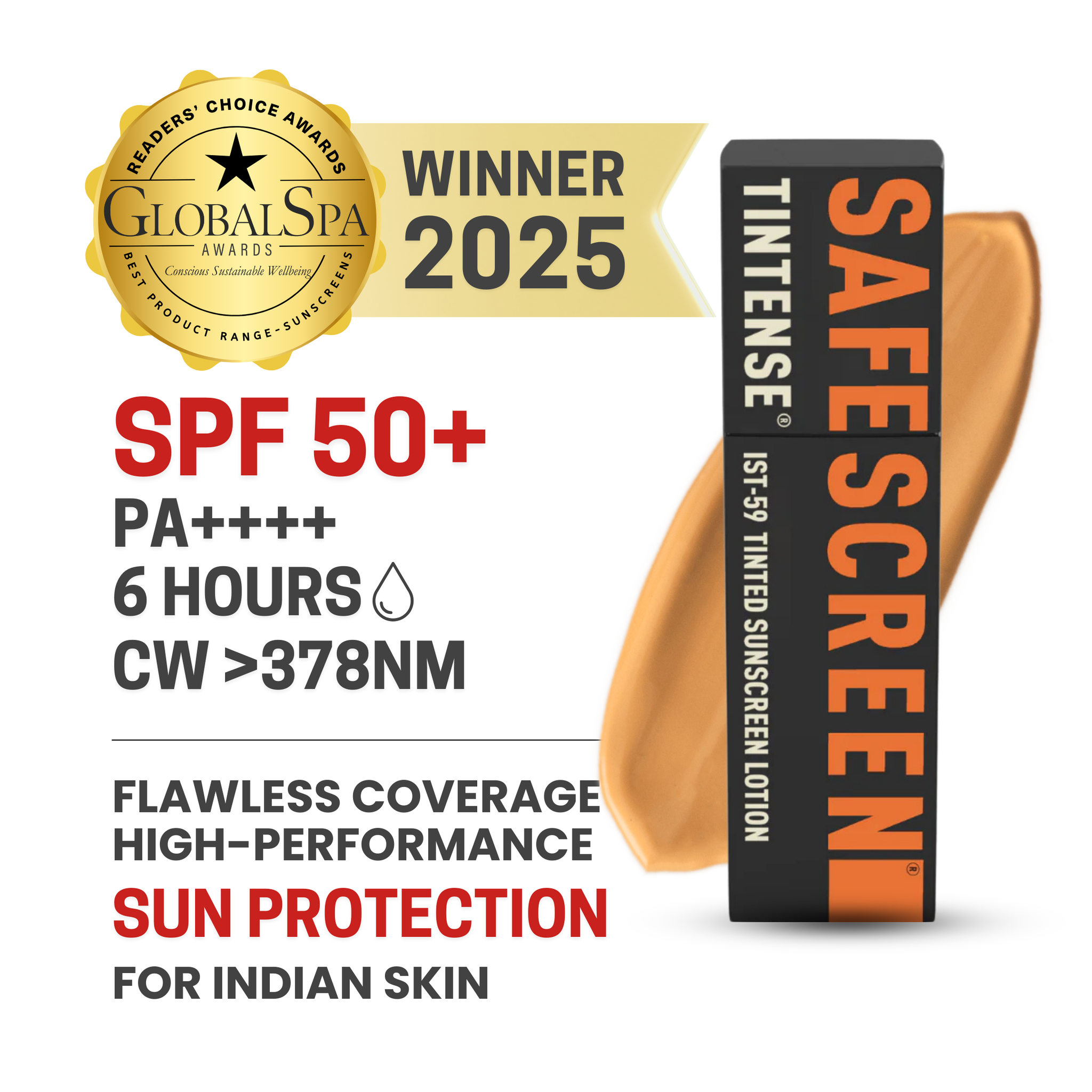 SAFESCREEN Tintense Beige Tinted Sunscreen – CHOSEN Store