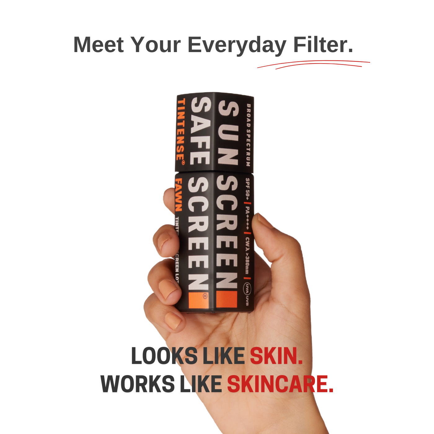 Deep Tone Sunscreen That Blends Seamlessly | Tintense Fawn – CHOSEN Store