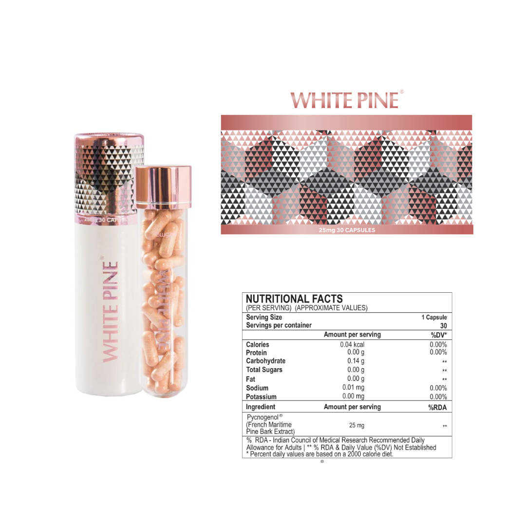 Buy White Pine Pycnogenol capsules for glowing skin – CHOSEN Store